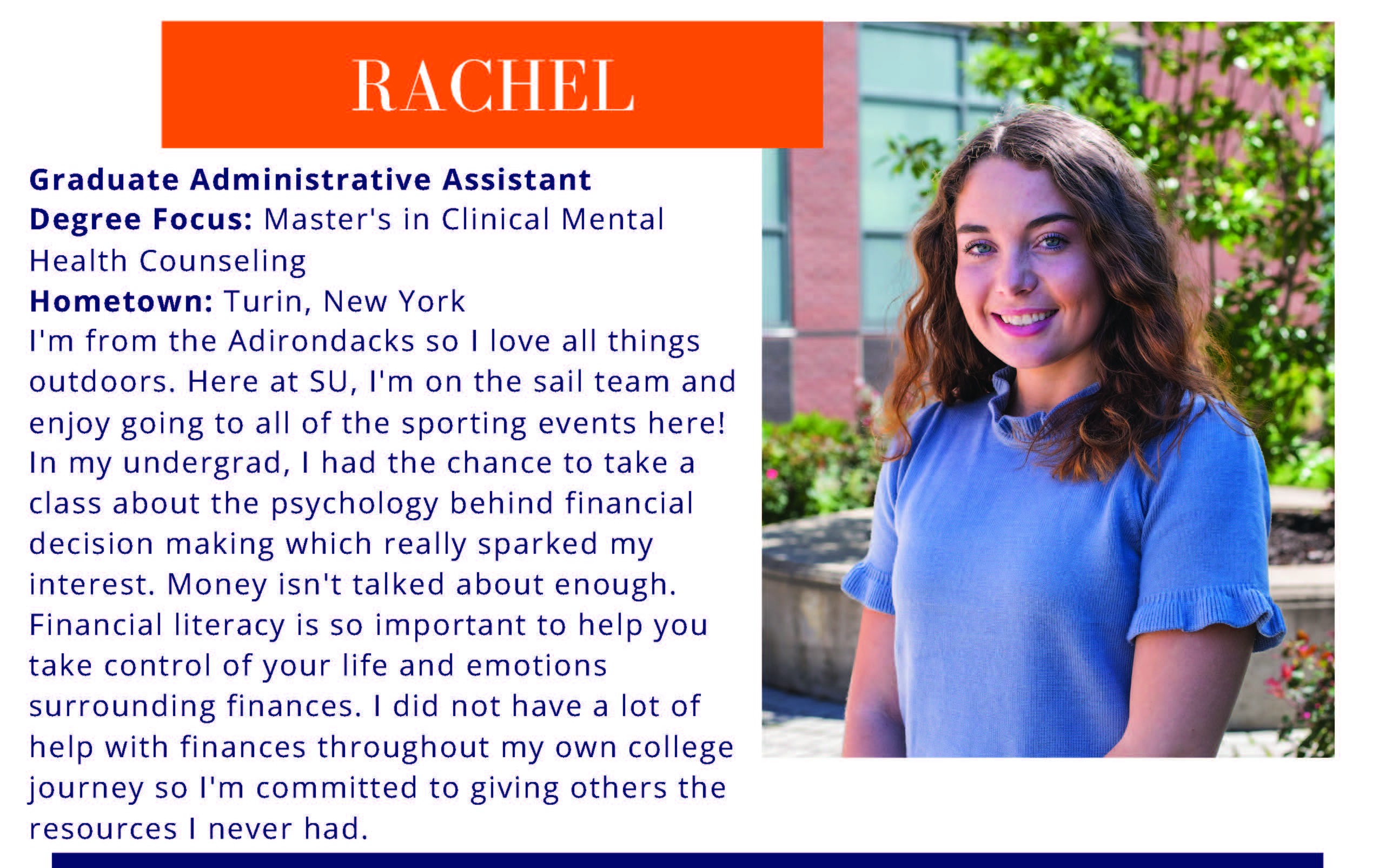 Meet the Staff - Financial Literacy – Syracuse University
